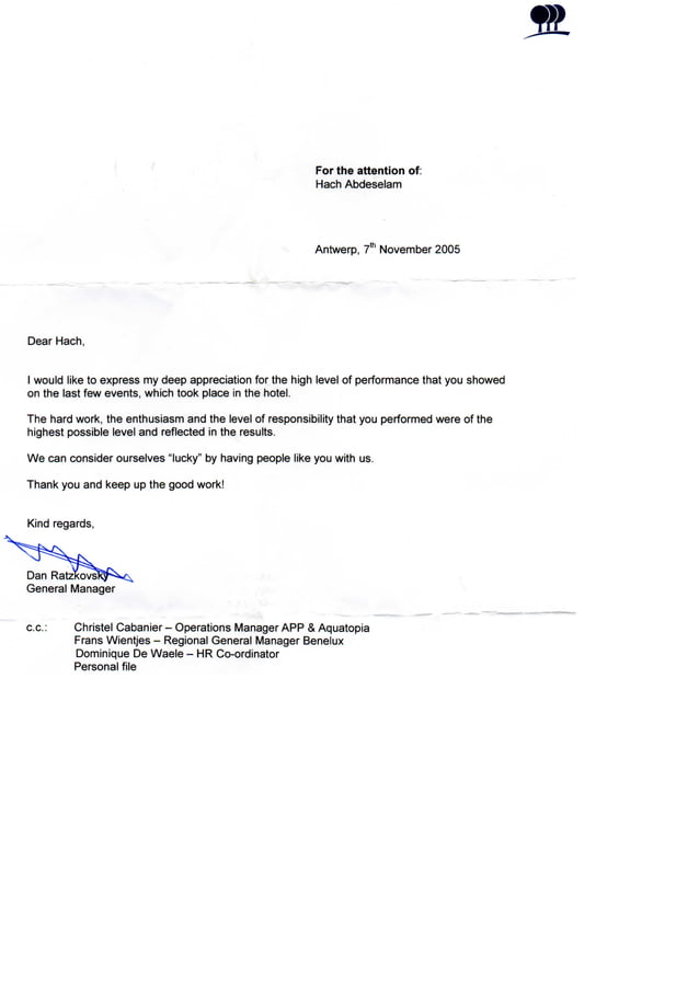 Letter Park Plaza Hotels | PDF