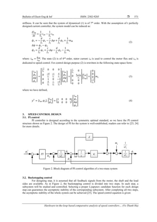 Hardware-in-the-loop based comparative analysis of speed controllers for a two-mass system using ...