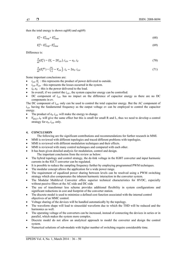 Modular Multilevel Converters Part I A Review On Topologies Modulation Modeling And Control