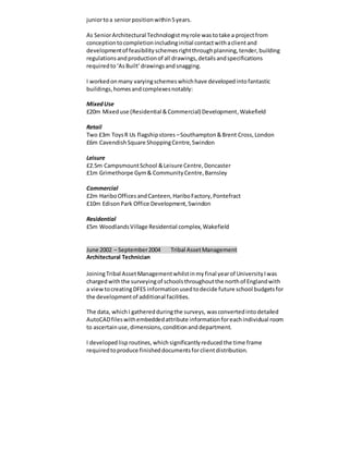 Lee Wilkinson CV | DOCX
