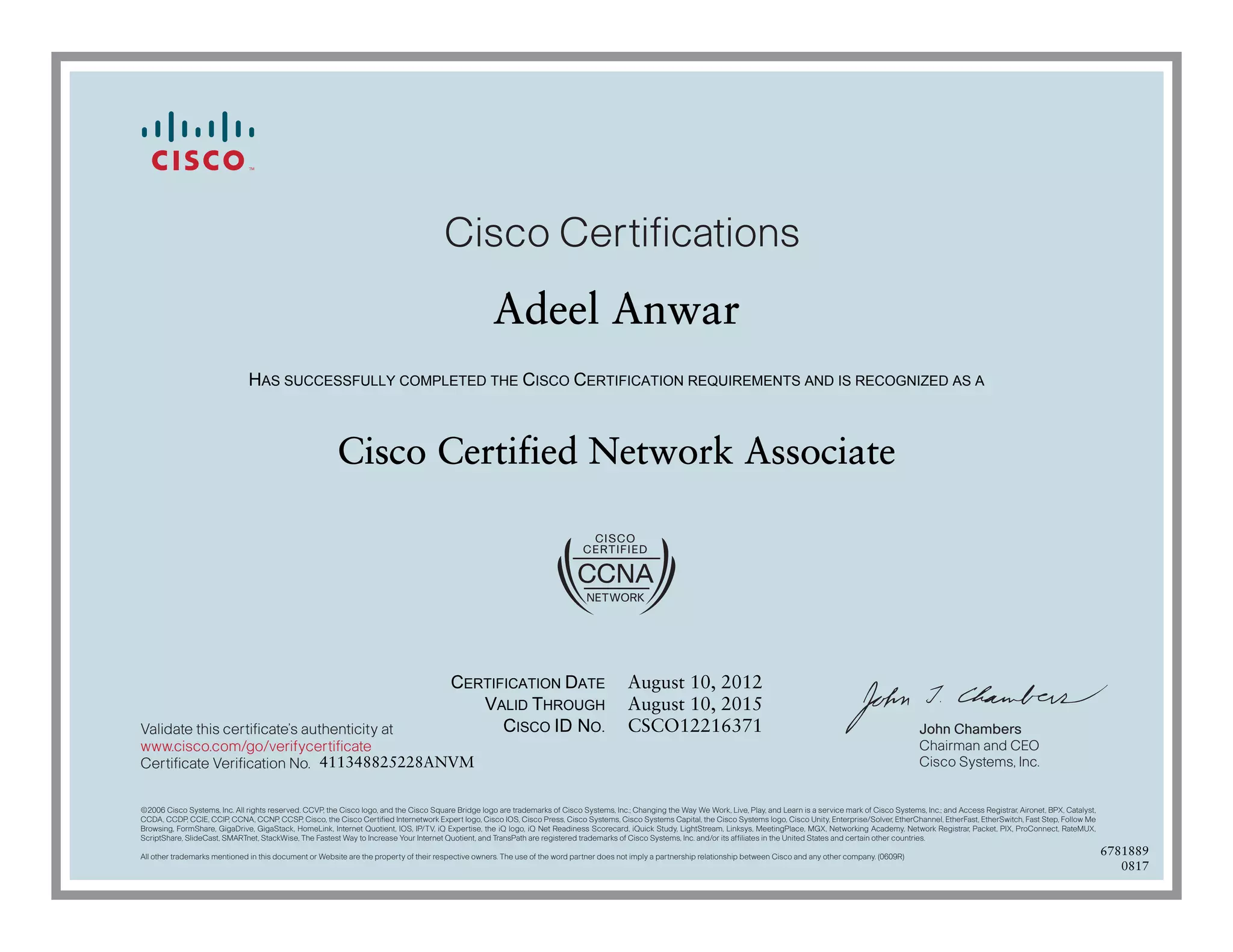 Cisco_CCNA_certificate | PPT