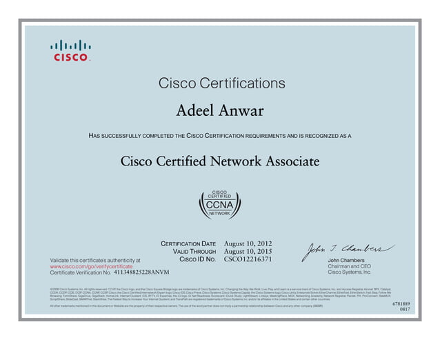 Cisco_CCNA_certificate | PPT