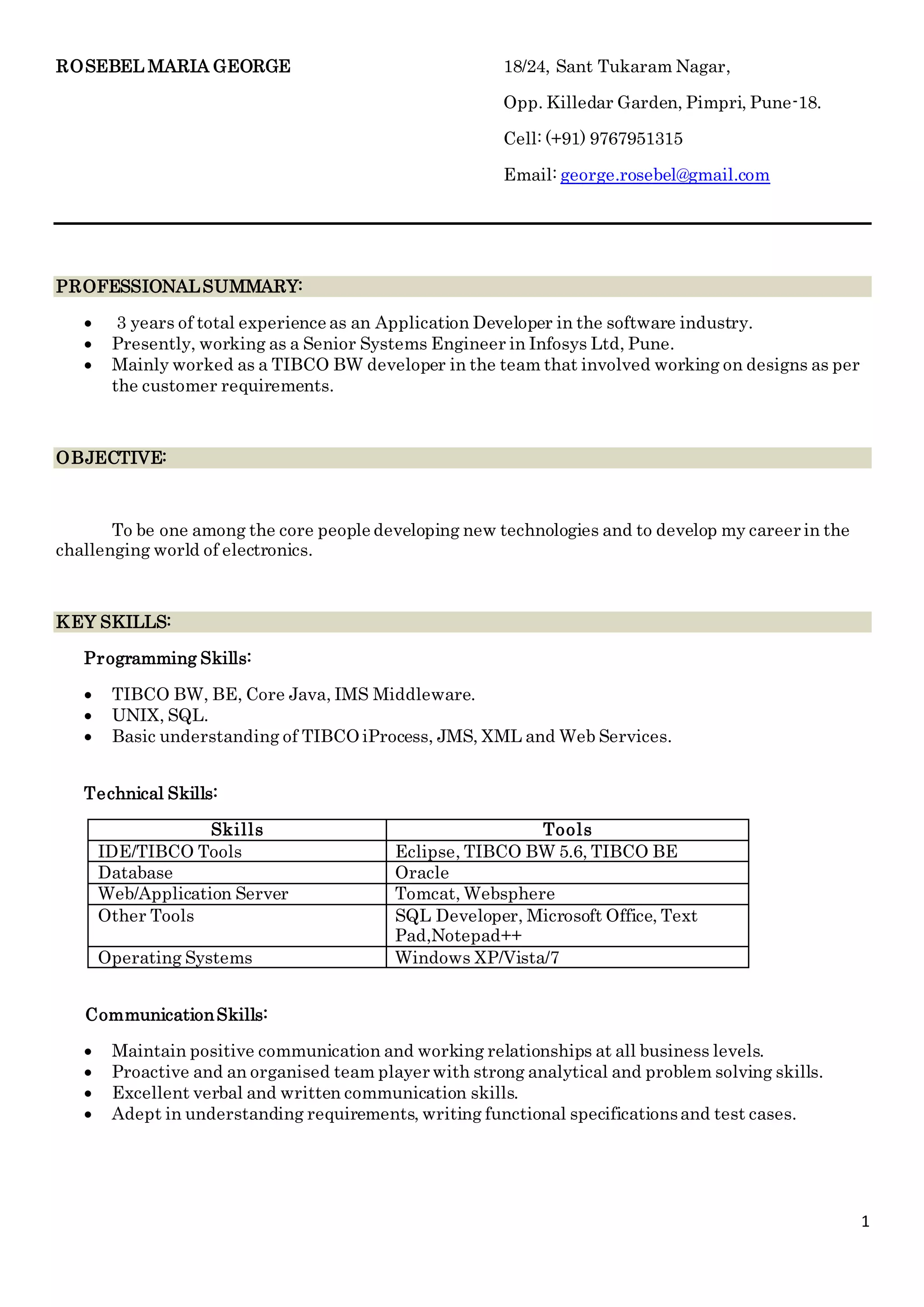 ROSEBEL_GEORGE_RESUME | PDF