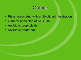 042 The use and misuse of antibiotic in neurosurgery | PPT