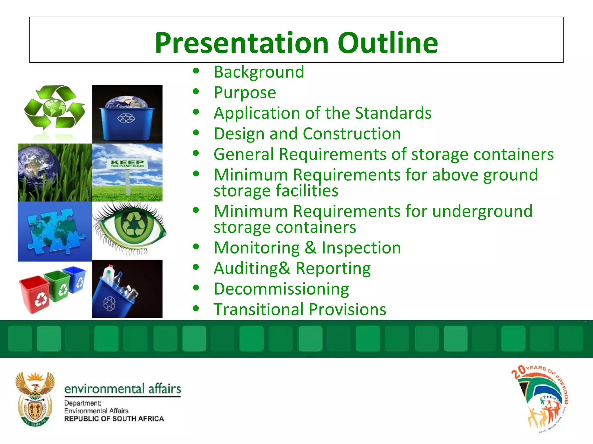 Waste Management: Norms & Standards | PPT