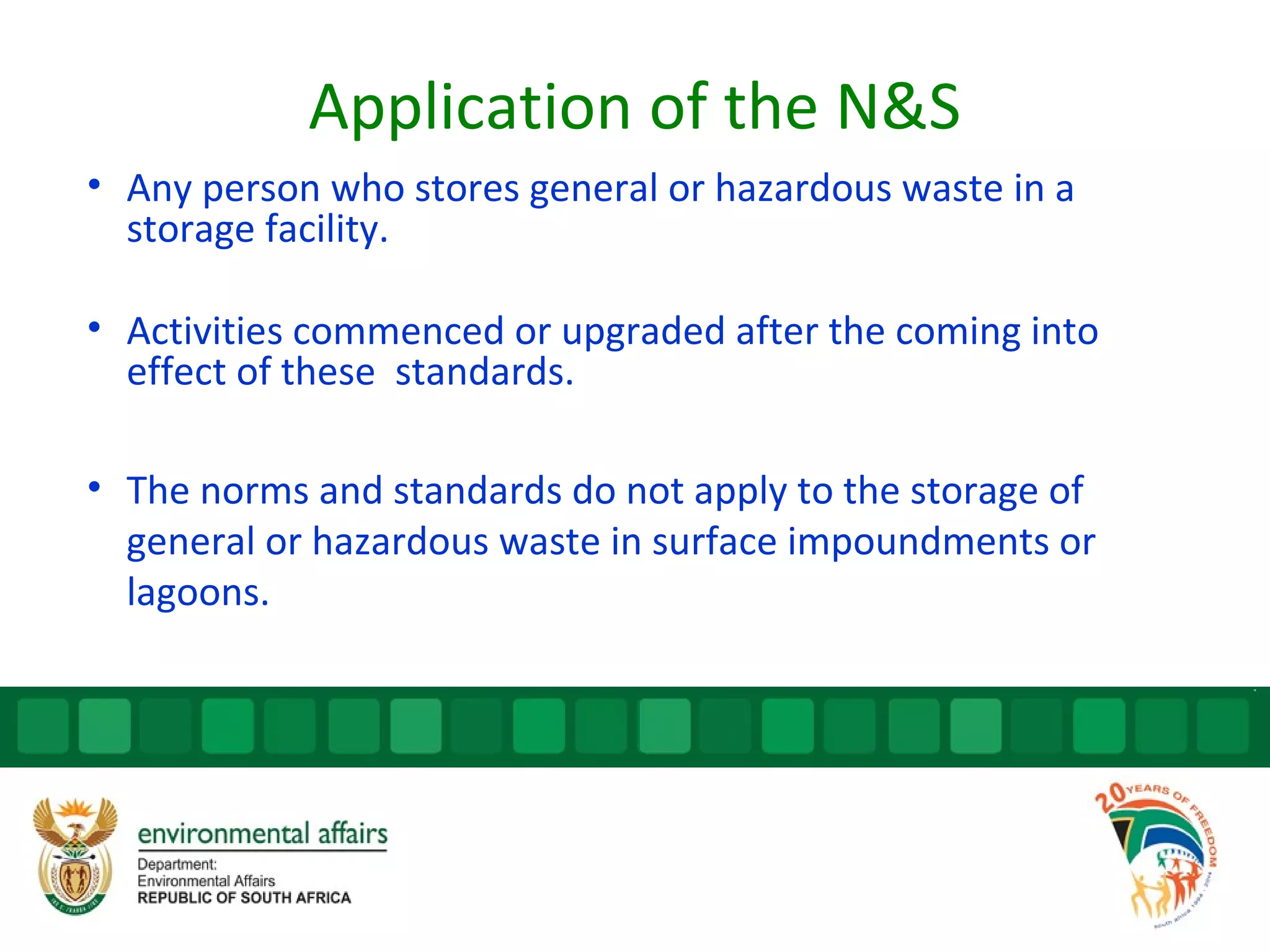Waste Management: Norms & Standards | PPT