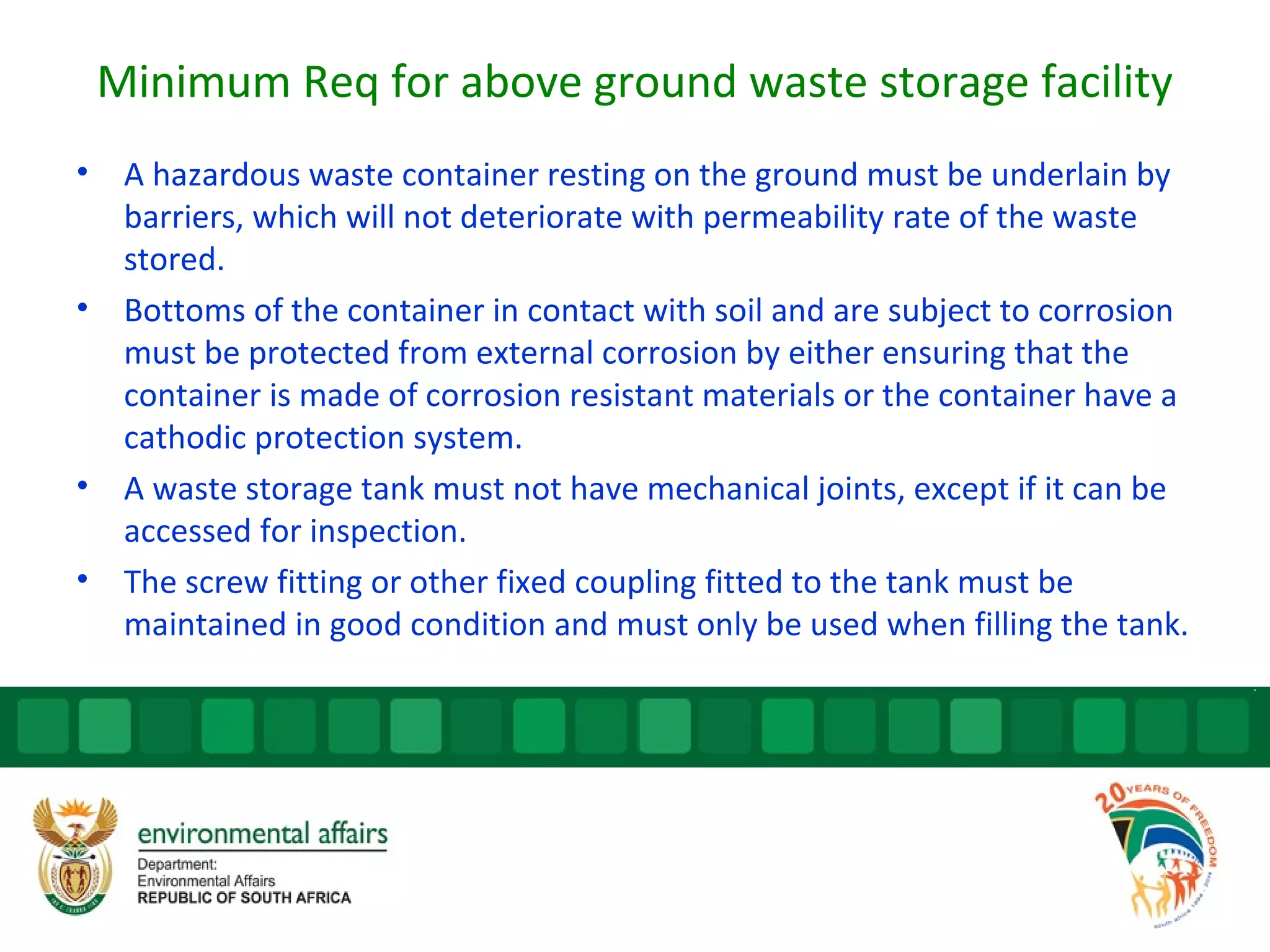 Waste Management: Norms & Standards | PPT