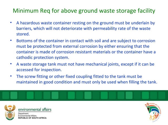 Waste Management: Norms & Standards | PPT