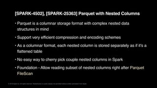 Making Nested Columns as First Citizen in Apache Spark SQL | PDF ...