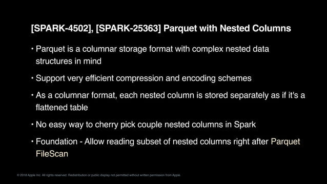 Making Nested Columns as First Citizen in Apache Spark SQL | PDF ... Making Nested Columns as First Citizen in Apache Spark SQL | PDF ...