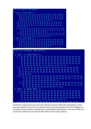 GDB - a tough nut to crack: only a few bugs found by PVS-Studio | PDF