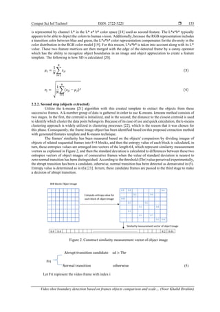 Video shot boundary detection based on frames objects comparison and scale-invariant feature ...