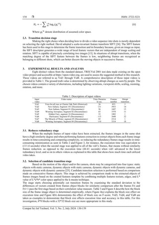 Video shot boundary detection based on frames objects comparison and scale-invariant feature ...