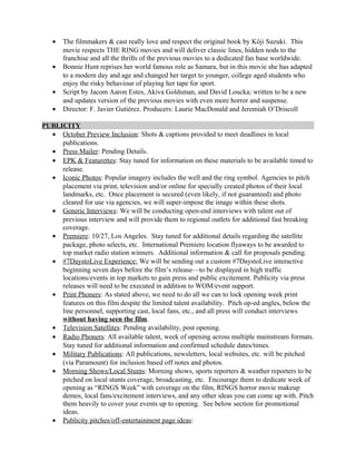 RINGS Field Directives