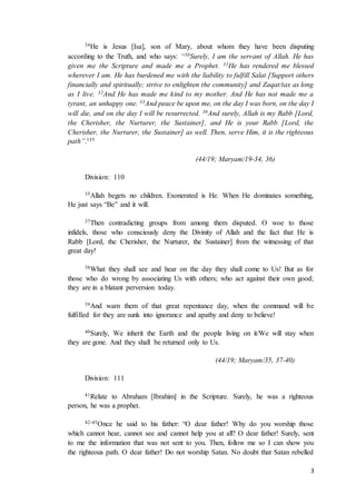 044 surah maryam (mary) | DOCX | Christianity | Religion & Spirituality