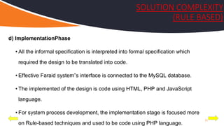 Effective Faraid system using rule based | PPTX
