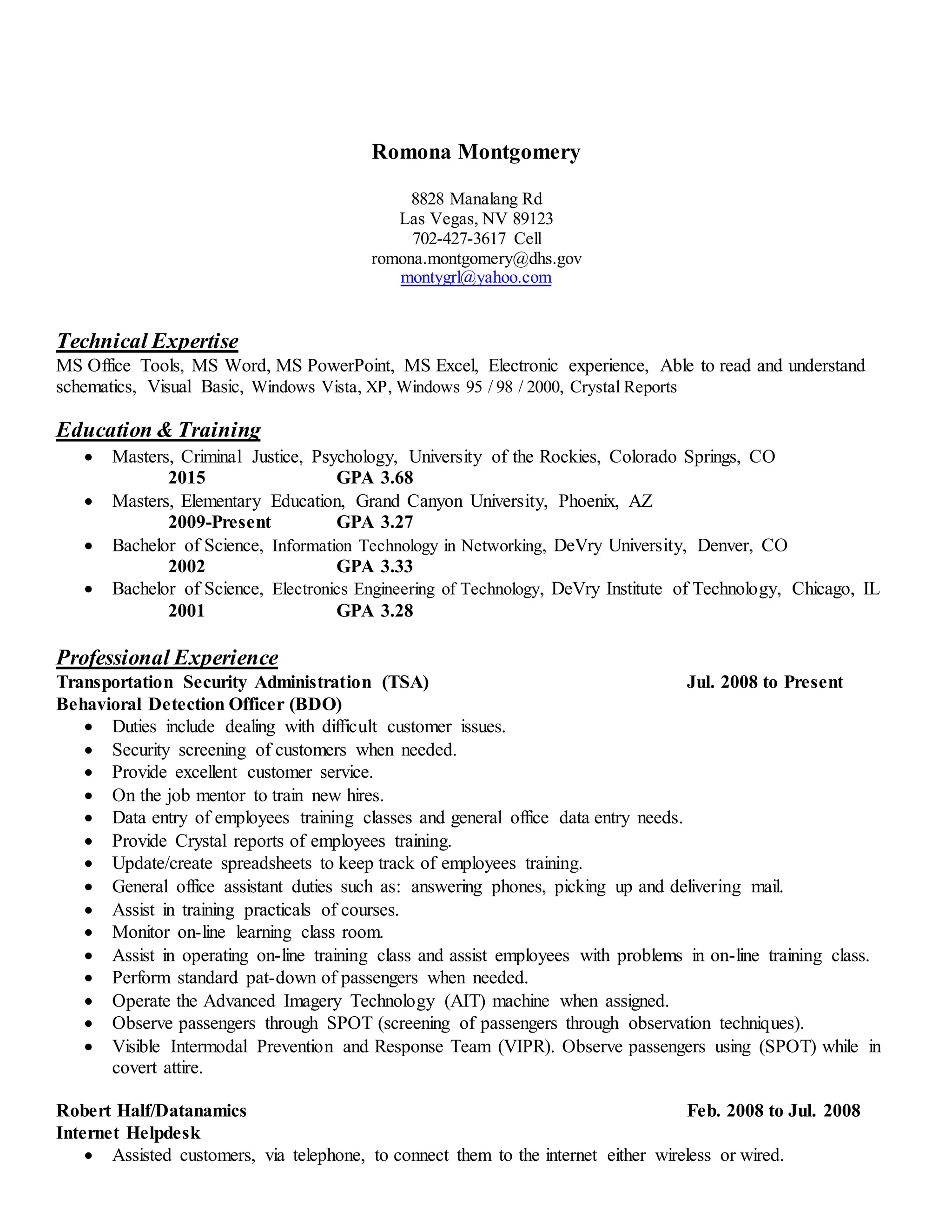 Mona Resume | DOCX