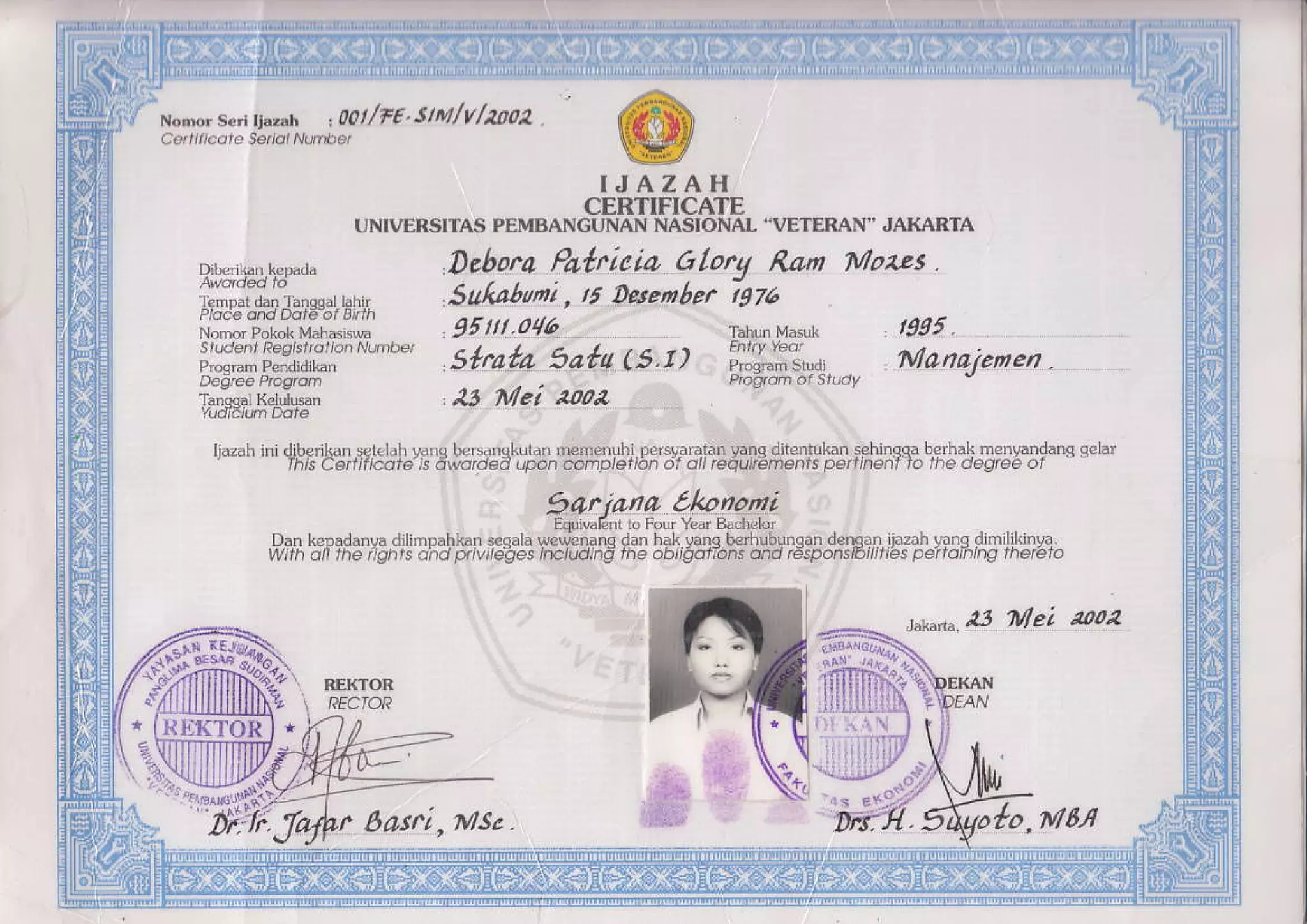 IJAZAH S1_0001 | PDF