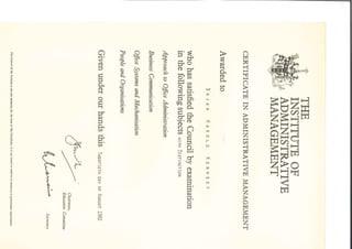 IAM Certificate | PDF