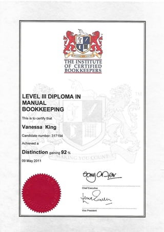 Level 3 Computerised Bookkeeping | PDF