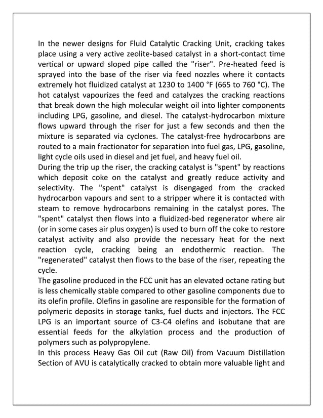 IOCL Training Report | PDF