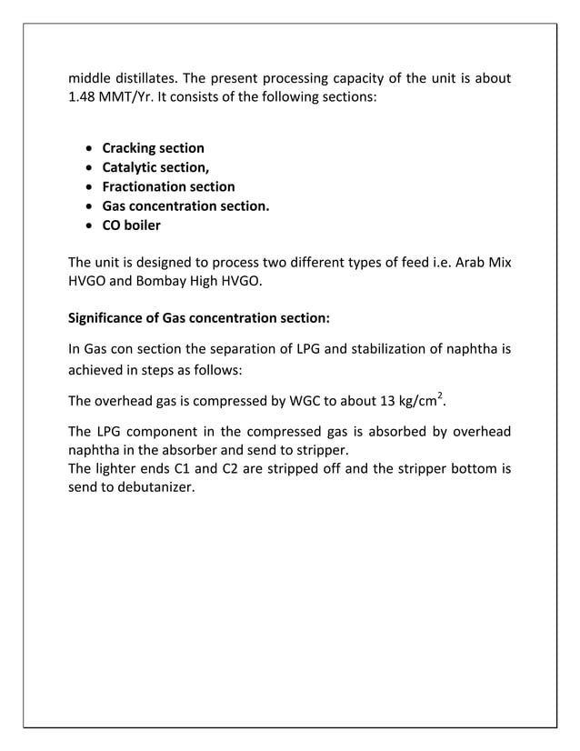 IOCL Training Report | PDF