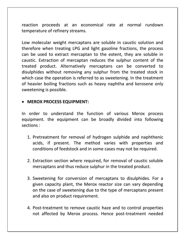 IOCL Training Report | PDF