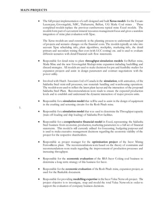 Exxaro Main Projects | PDF