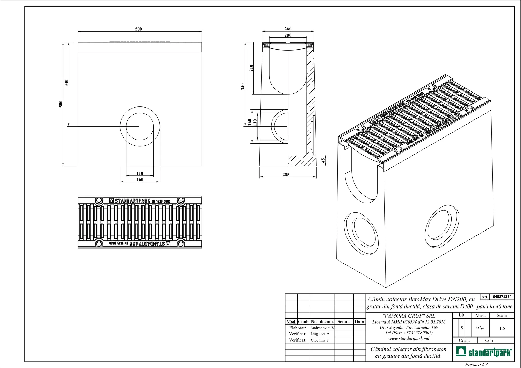 Rigola pluvia BetoMax DN200 cu gratar din fonta clasa D400.pdf