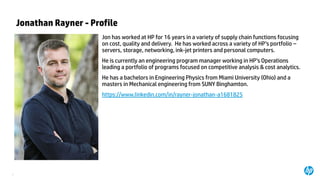 Evolution of a competitive analysis & benchmarking program-Jonathan Rayner | PPT