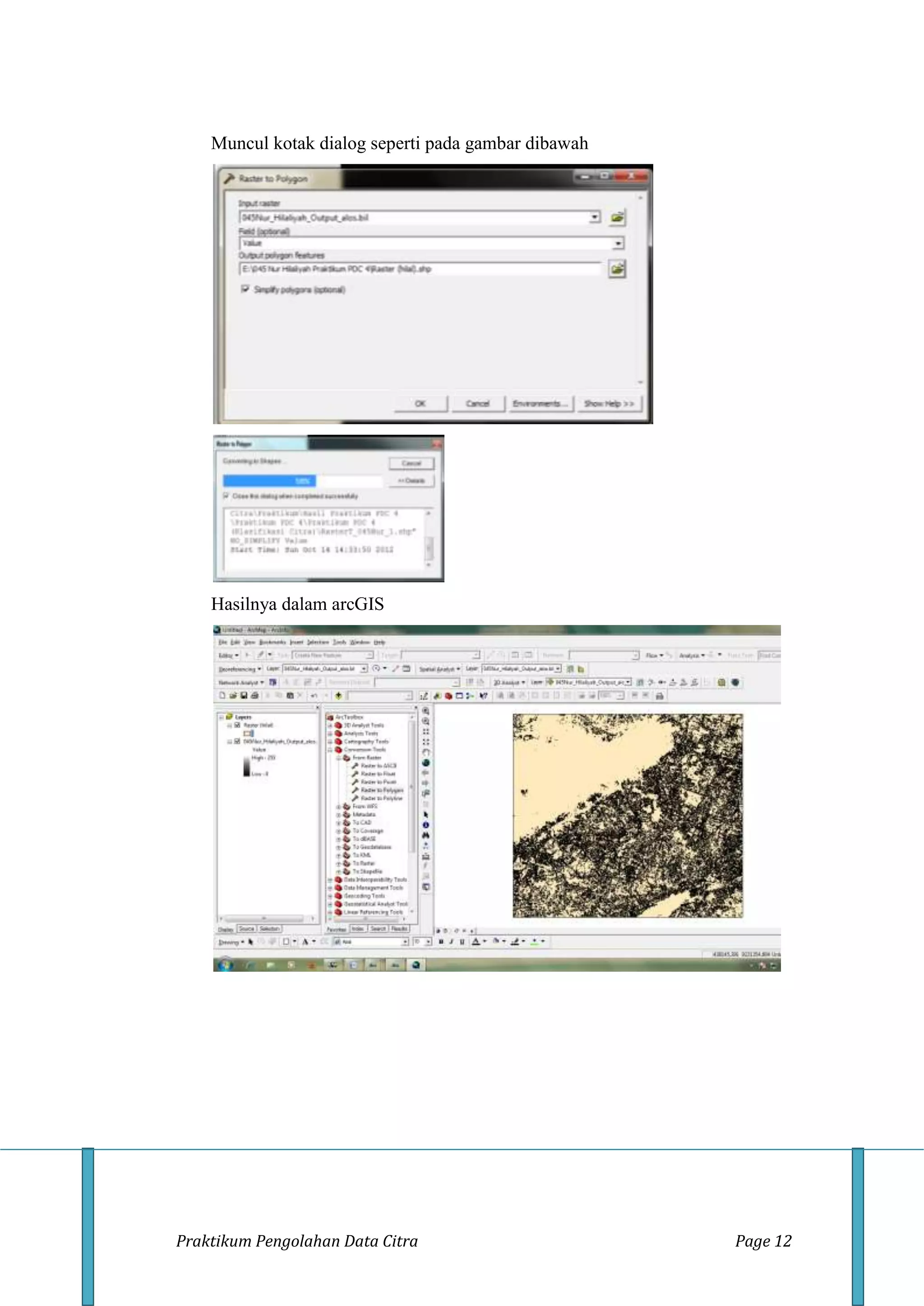 Klasifikasi Terbimbing dan Tak Terbimbing Teknik Pengolahan Data Citra | DOCX