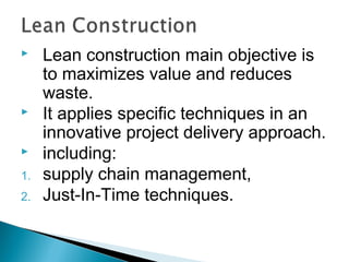 046 INTERGRATING SCM WITH FEM & LEAN CONSTRUCTION | PPT