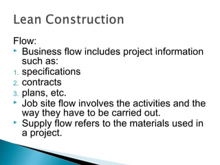 046 INTERGRATING SCM WITH FEM & LEAN CONSTRUCTION | PPT