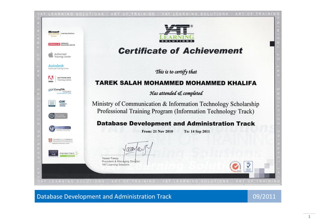 Tarek_Khalifa-Certificates | PPT