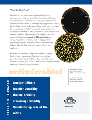 [Brochure] AlphaSan AF (Milliken) | PDF