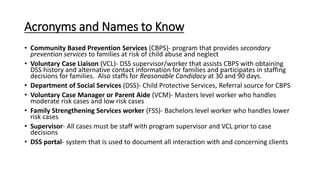 Community Based Prevention Services Orientation | PPTX