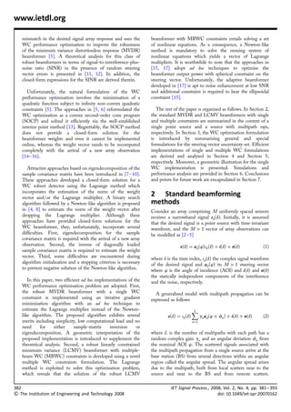 Beamforming for Antenna Array | PDF | Digital Audio | Computer Software and Applications