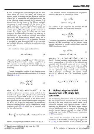 Beamforming for Antenna Array | PDF | Digital Audio | Computer Software and Applications