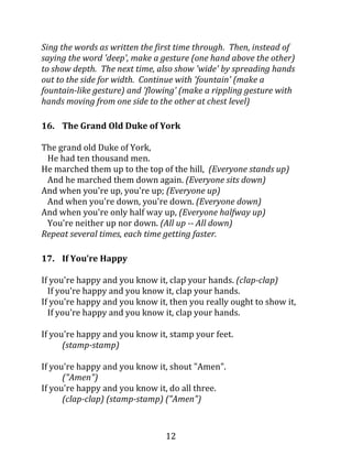 Sing and be Happy Singalongs for Scouts | PDF