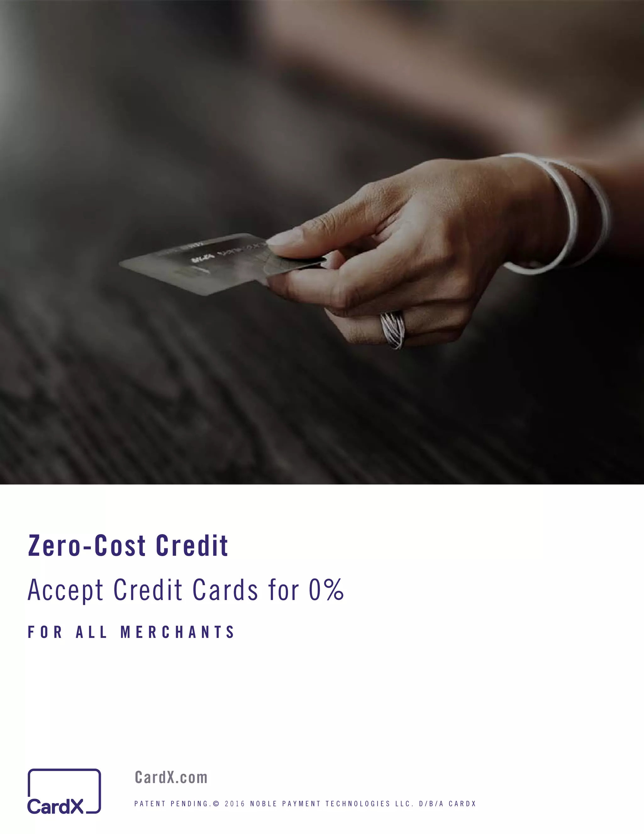 Clarus_CardX_ZeroCostCredit_1.16 | Credit Cards | Personal Debt