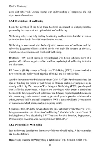 046 Positive Psychology MAPC IGNOU | PDF