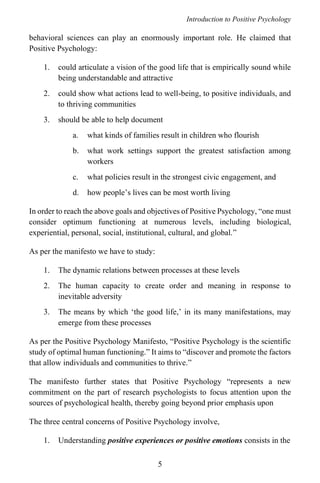 046 Positive Psychology MAPC IGNOU | PDF