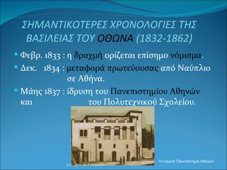 047 οθωνασ, ο πρωτοσ βασιλιασ τησ ελλαδασ | PPT