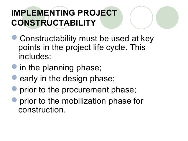 047 INTERGRATING TQM WITH CONSTRUCTABILITY/VE
