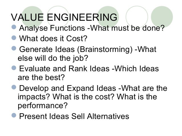 047 INTERGRATING TQM WITH CONSTRUCTABILITY/VE