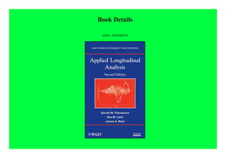 Kindle Applied Longitudinal Analysis | PDF