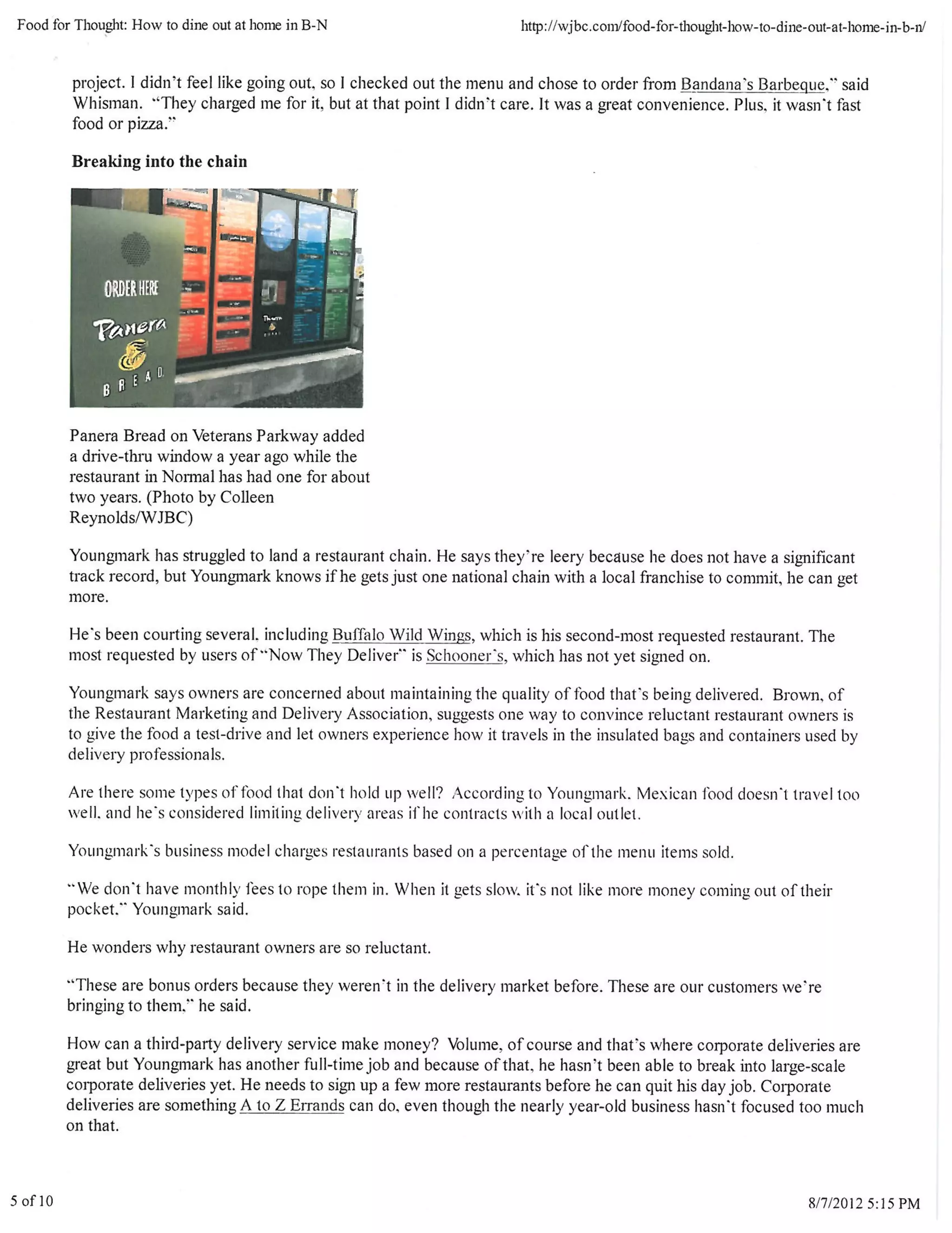 Food for Thought Column Sample | PDF | Free Download