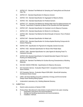 04730 stone craft arcat | PDF | Civil Engineering Industry | Industries