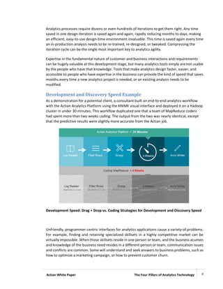 The Four Pillars of Analytics Technology Whitepaper | PDF