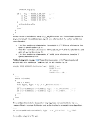 Porting is a Delicate Matter: Checking Far Manager under Linux | PDF